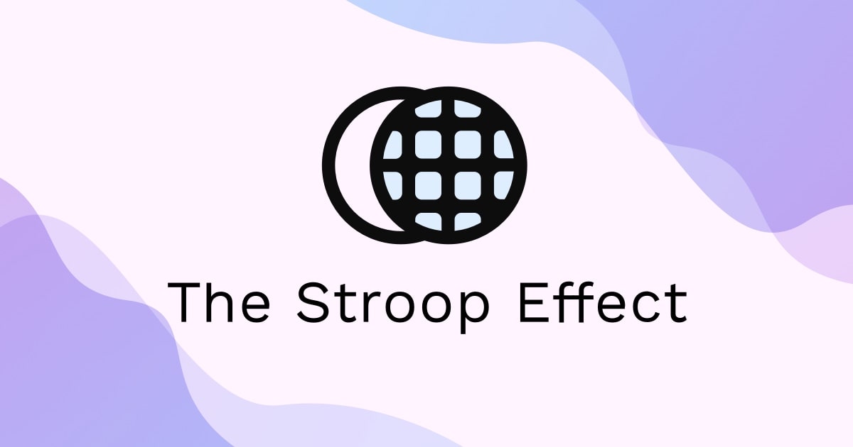 Stroop Effect | Lenstore.co.uk
